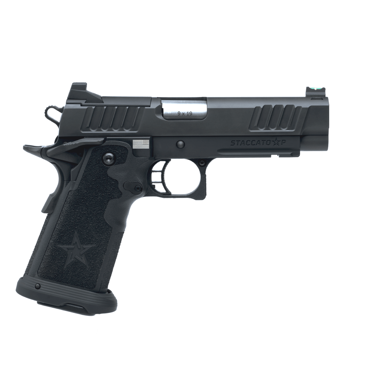 STACCATO P 9MM PISTOL | STAINLESS STEEL BARREL | CURVED TRIGGER