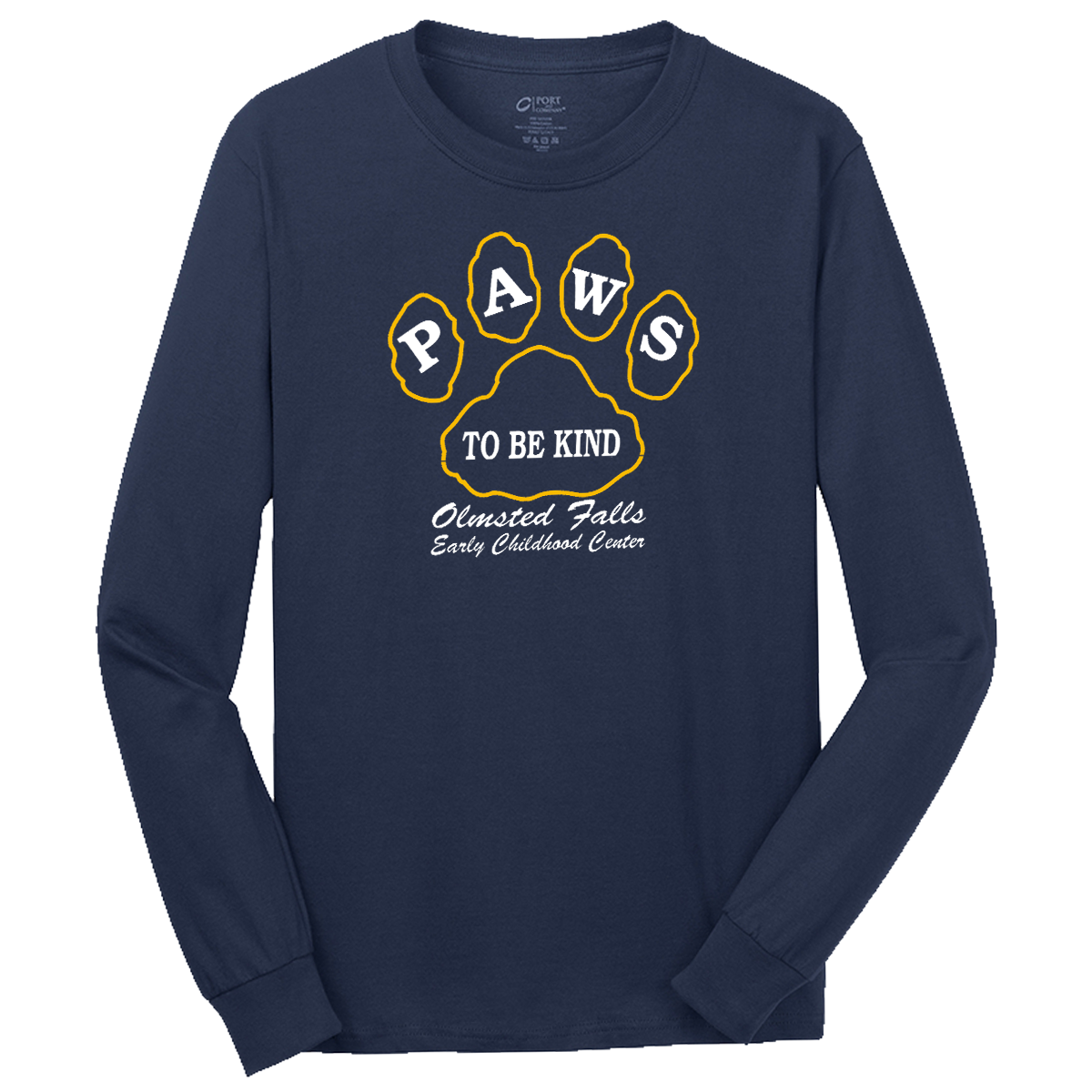 OF ECC Paws To Be Kind LS Tee (F246) - RycoSports