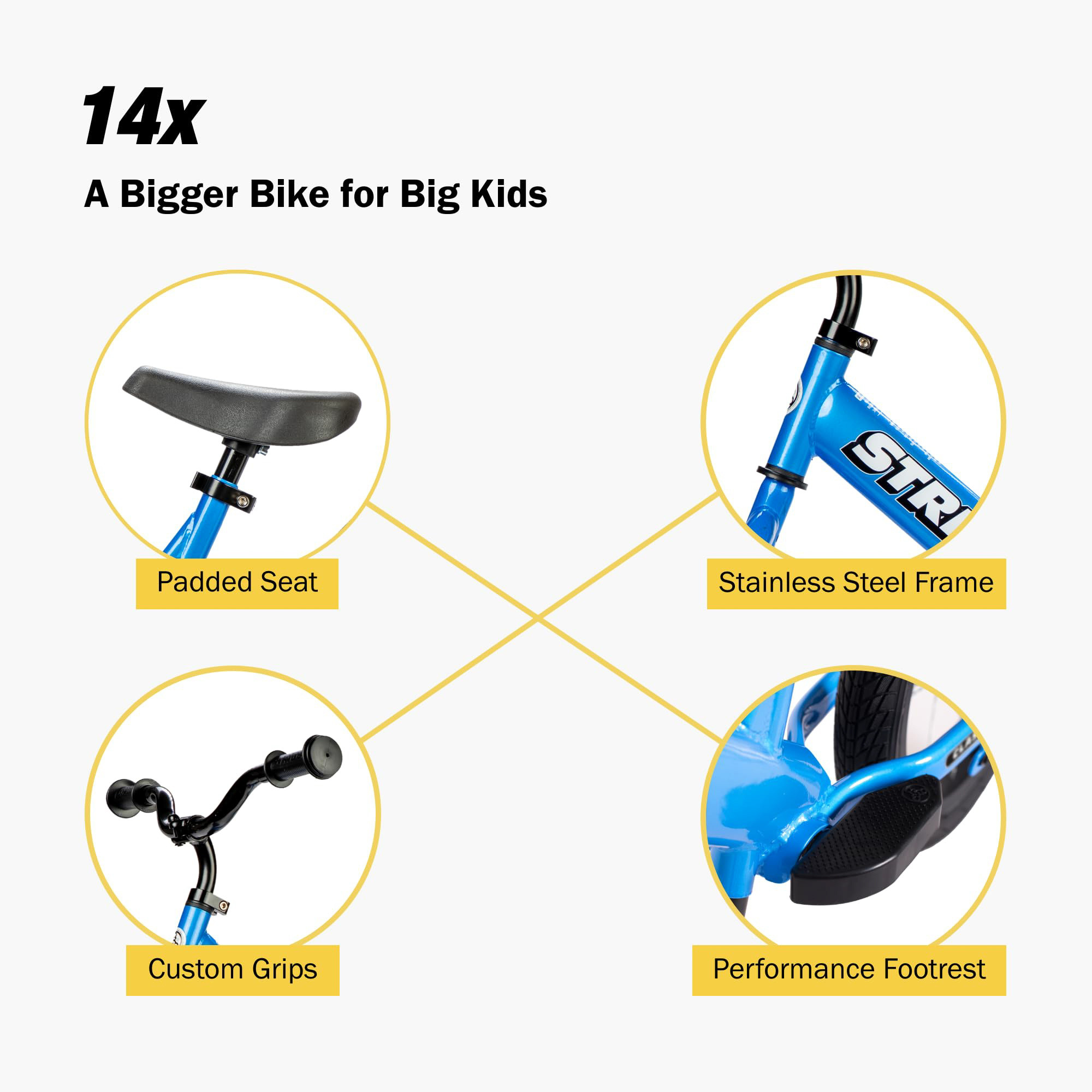 Strider 14x Convertible Balance to Pedal Bike | Free Shipping