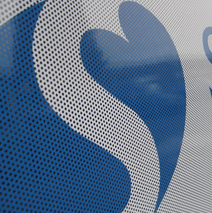 Perforated Vinyl 60/40 Window Signage w/ Removable Adhesive 60"x 164'