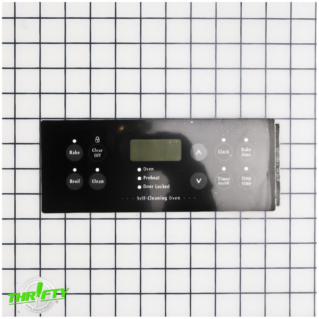 316220805 Range Control Overlay For Frigidaire | Thrifty Appliance Parts
