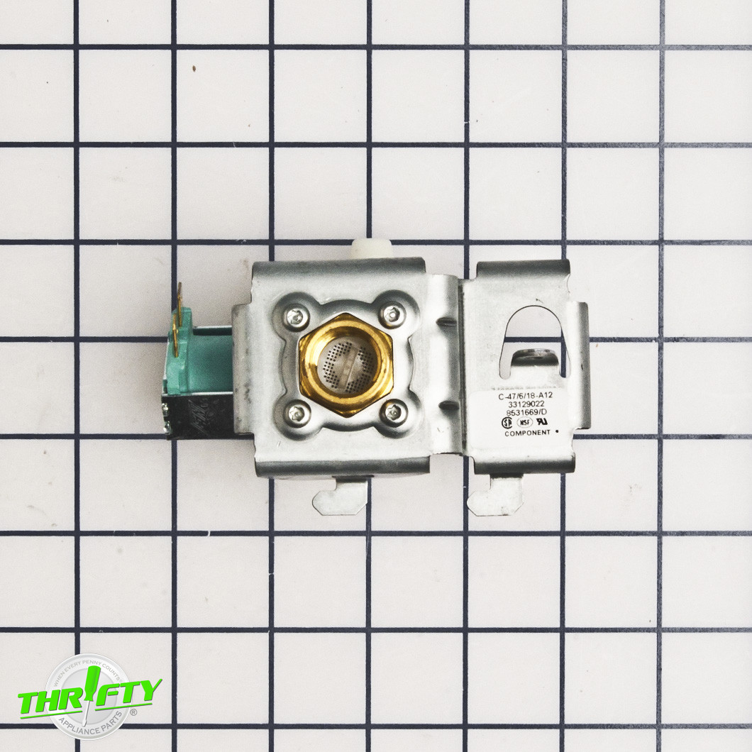 8531669 Dishwasher Water Inlet Valve For Whirlpool / KitchenAid / Ikea ...