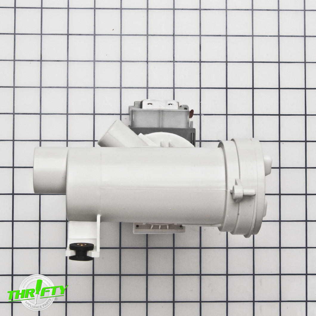 WH23X10028 Washer Drain Pump & Motor For GE | Thrifty Appliance Parts
