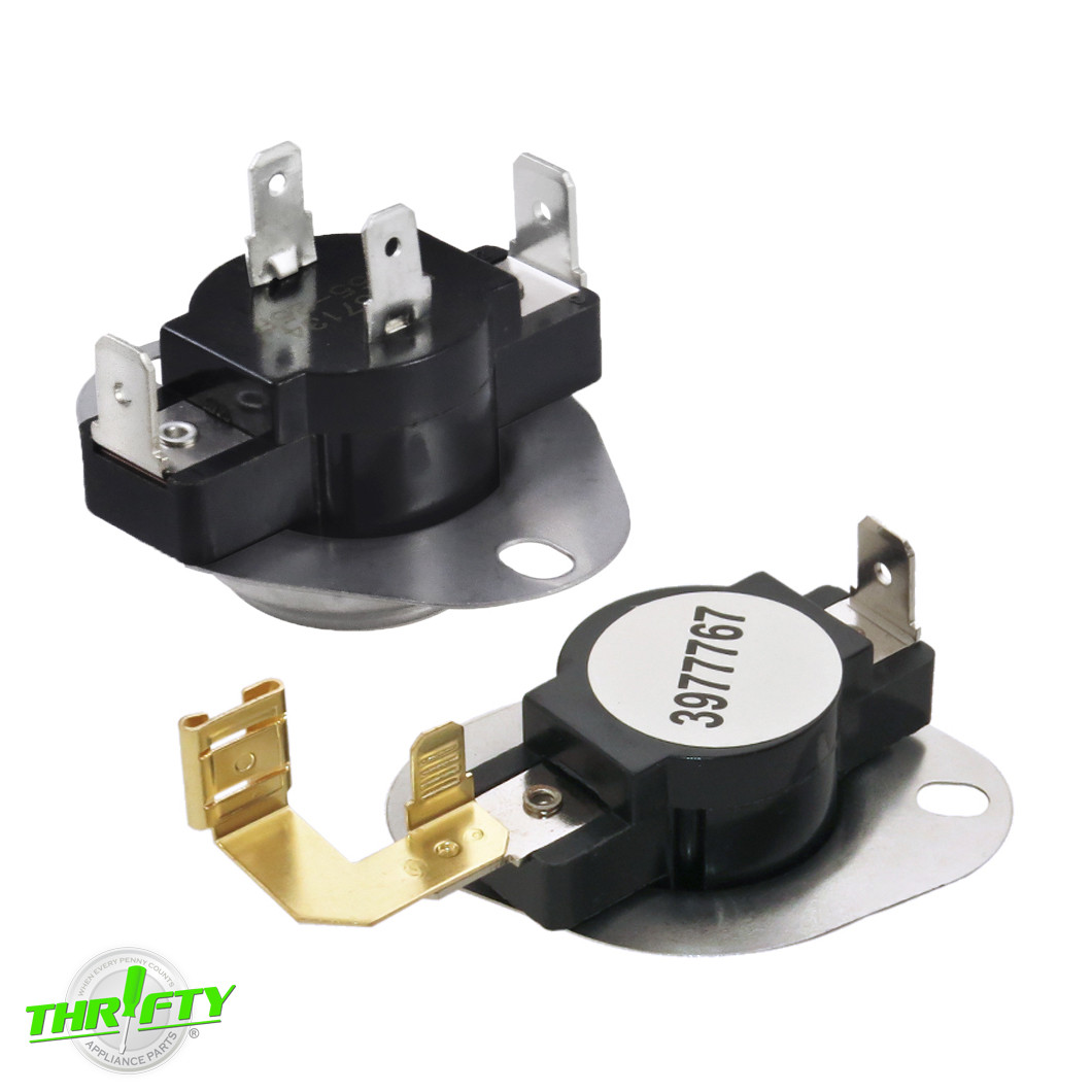 3387134 3977767 Dryer Cycling & Hi-Limit Thermostat Set For Whirlpool ...
