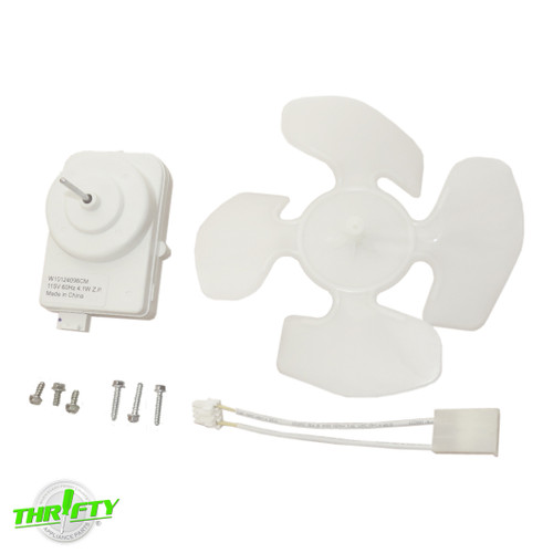 W10124096 Refrigerator Condenser Fan Motor For Whirlpool / KitchenAid ...