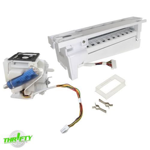 DA97-15217D DA97-12540G Refrigerator Ice Maker w/ Y-Clip & Auger Motor ...