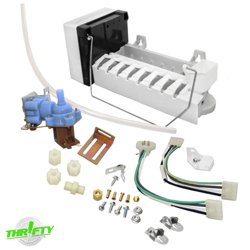 4317943 4318047 Refrigerator Ice Maker & Water Valve For Whirlpool ...