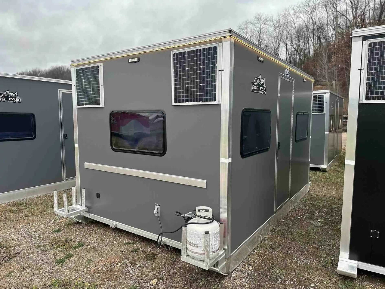 Buy 8' x 12' - Four Window Skid House | Pro Fab Outdoors