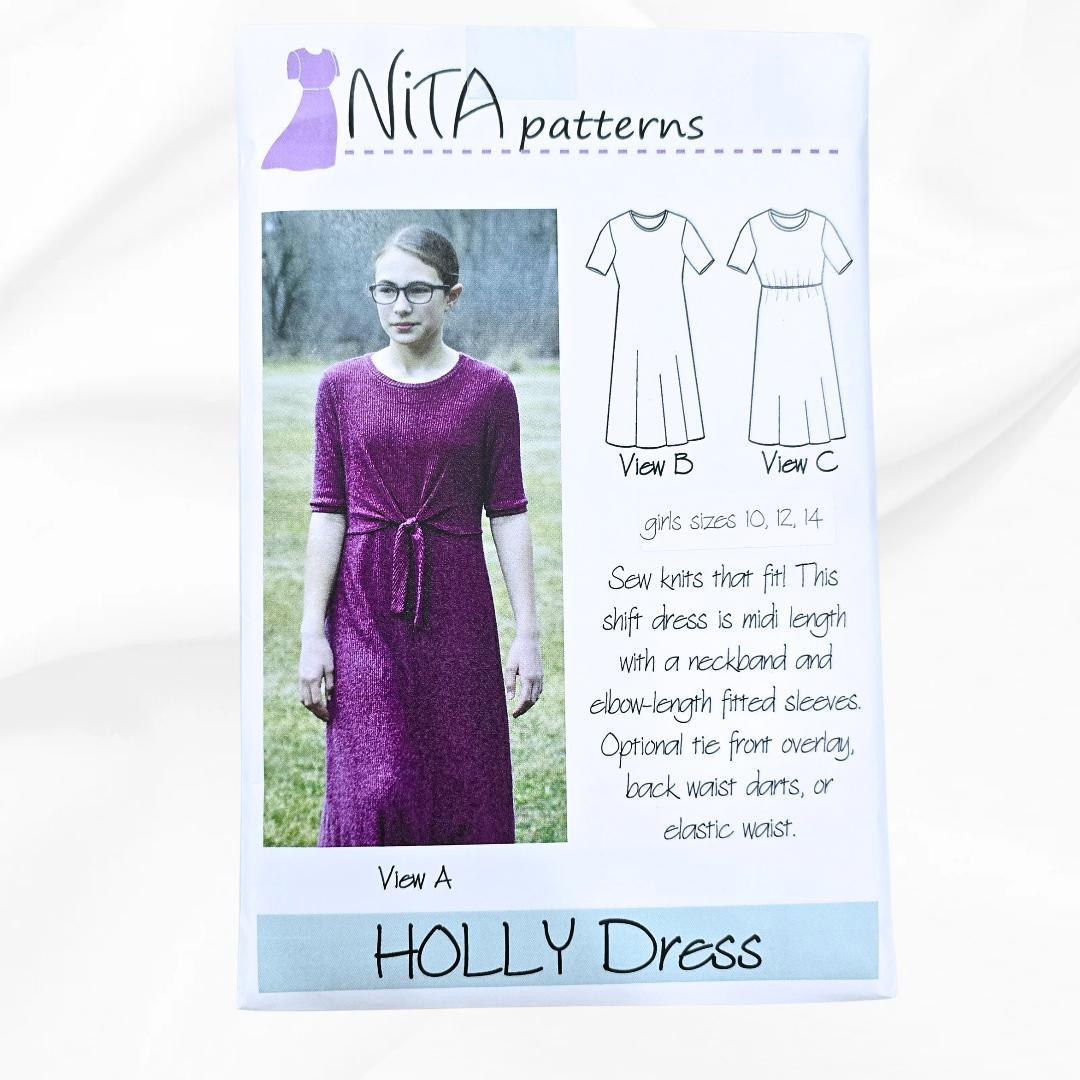 Holly Girls Pattern Size 10-14 ( Nita Patterns) - Beth's Creations