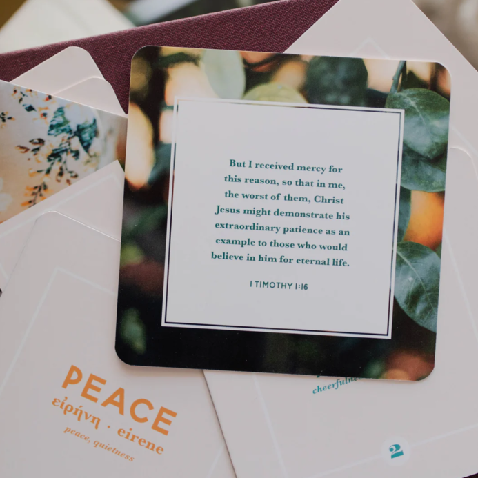 The Fruit of the Spirit Verse Card Set - Beth's Creations