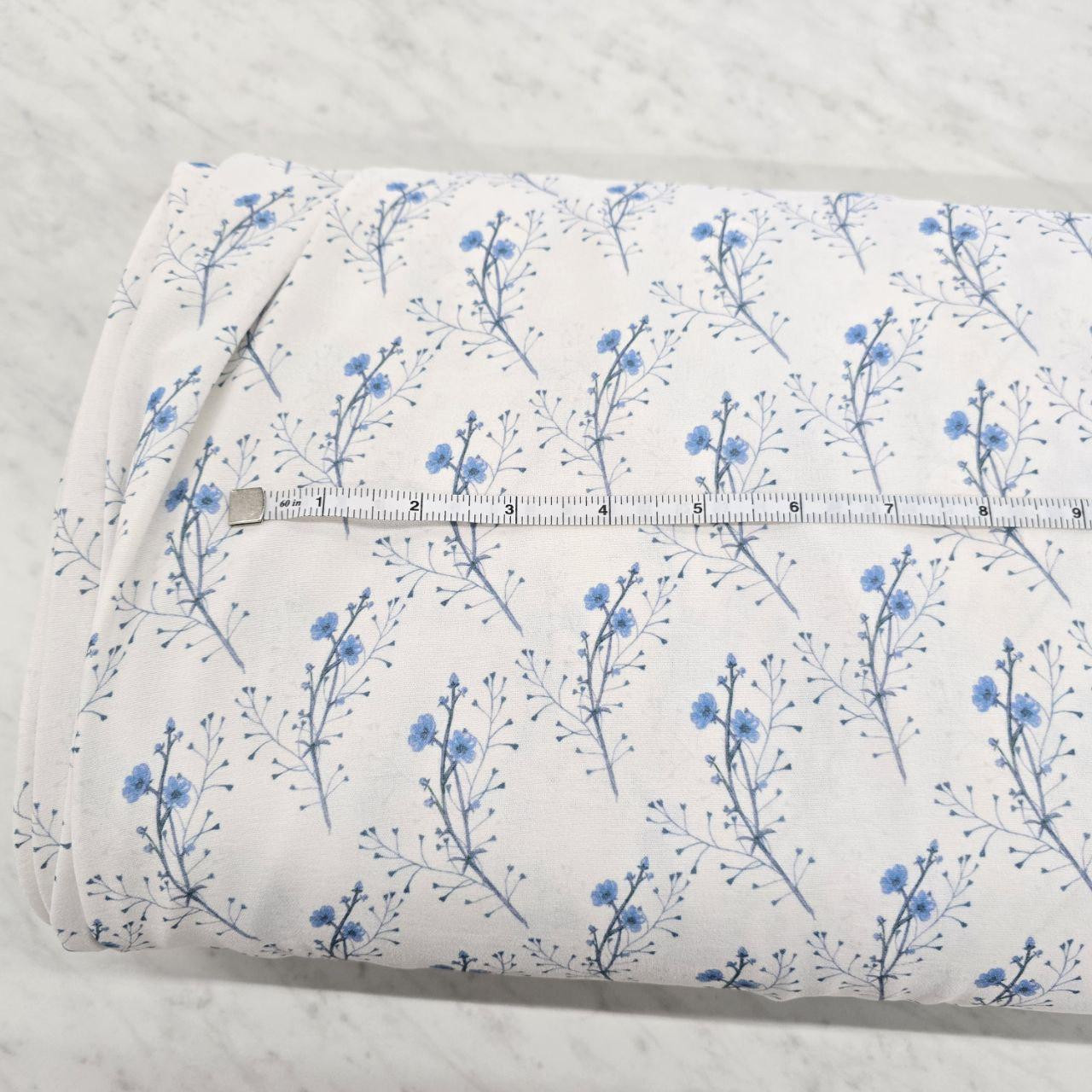 Blue Flower Sprigs Airflow (sold by half yards - Beth's Creations