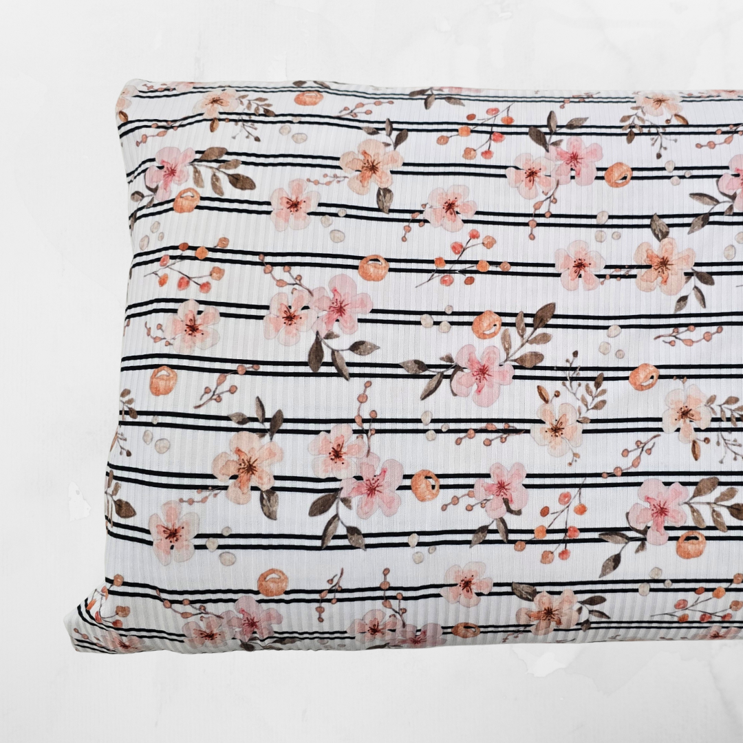 Cherry Spring Striped Rib Knit Fabric (sold by half yards) - Beth's ...