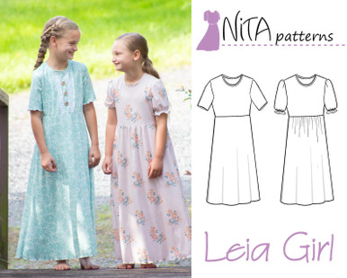 Leia Girl Pattern (Nita Pattern) - Beth's Creations
