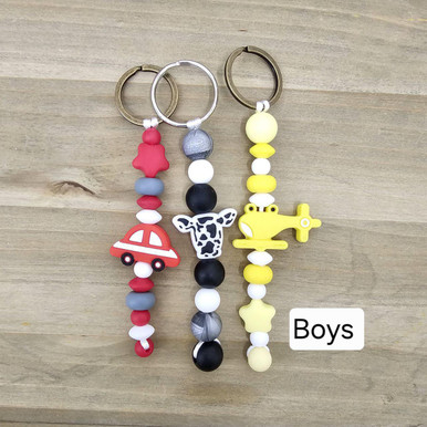 Boy Keychains - Beth's Creations