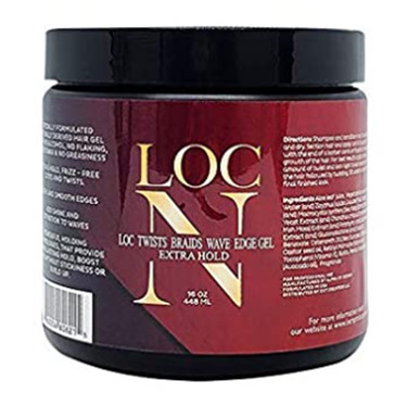 LOC N GEL LOC Twists Braids Wave Edge Gel EXTRA HOLD - Top Hair Wigs
