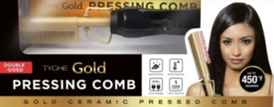 TYCHE GOLD PRESSING COMB DOUBLE SIDED DUAL VOLTAGEGOLD CERAMIC HZPC03 ...