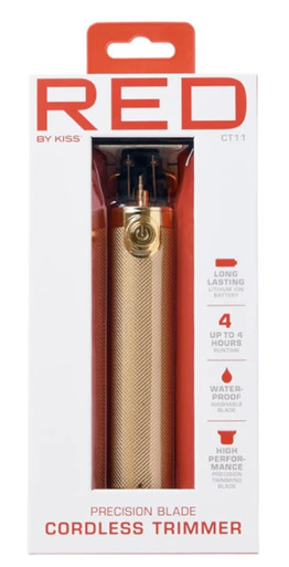 Red By Kiss PRECISION BLADE CORDLESS TRIMMER Model # CT11 - Top Hair Wigs
