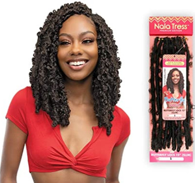 JANET COLLECTION NALA TRESS BUTTERFLY LOCS 12" (SLIM) - Top Hair Wigs