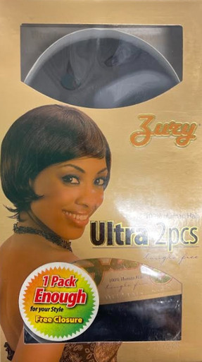 ZURY ULTRA 2PCS 100% Human Hair - Top Hair Wigs