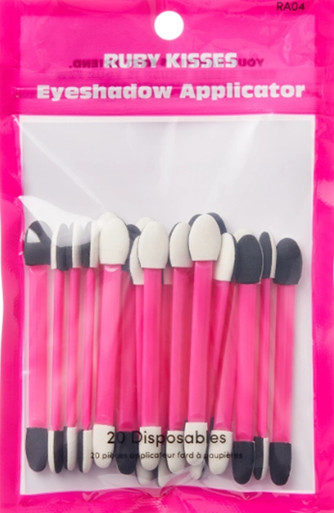 Ruby Kisses Eyeshadow Applicator 20 Pack RA04 - Top Hair Wigs