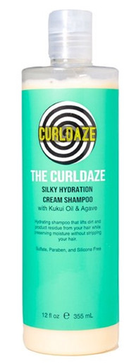 CURLDAZE Silky Hydration Cream Shampoo with Kukui Oil and Agave 12 oz ...