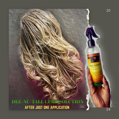 Dee Nu Tall Curl Solution 8oz - Top Hair Wigs