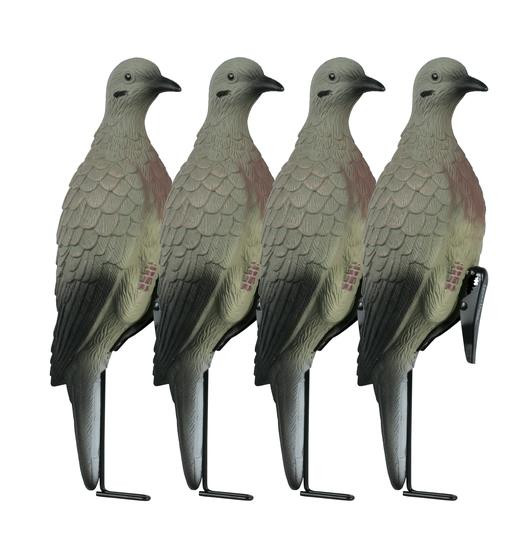 Lucky Duck Clip On Doves with Stakes - 4 Pack - Dance's Sporting Goods