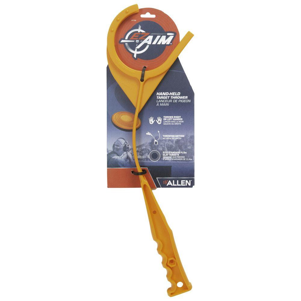 Allen EZ-Aim Handheld Clay Target Thrower - Orange - Dance's Sporting Goods
