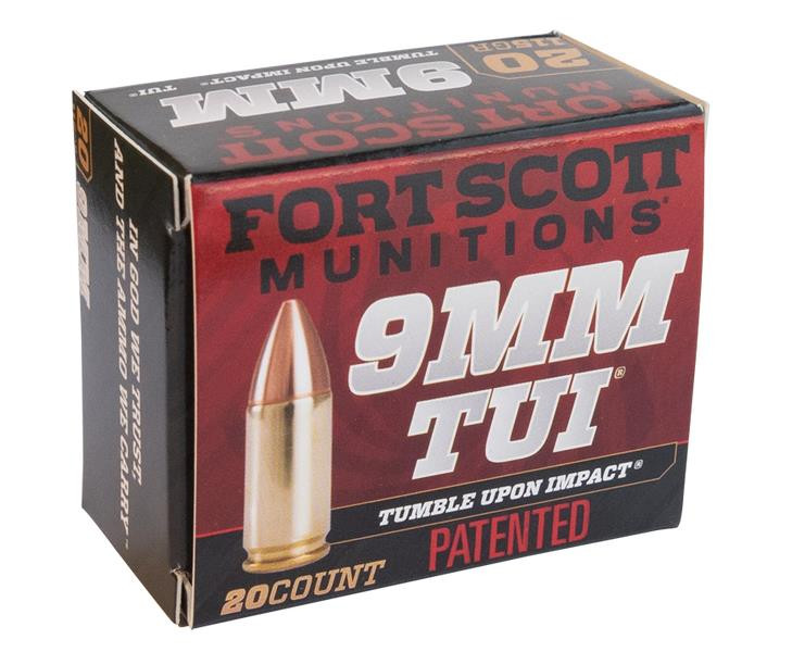Fort Scott Munitions TUI 9mm - 80 Grain Solid Copper Spun - 1356 FPS ...