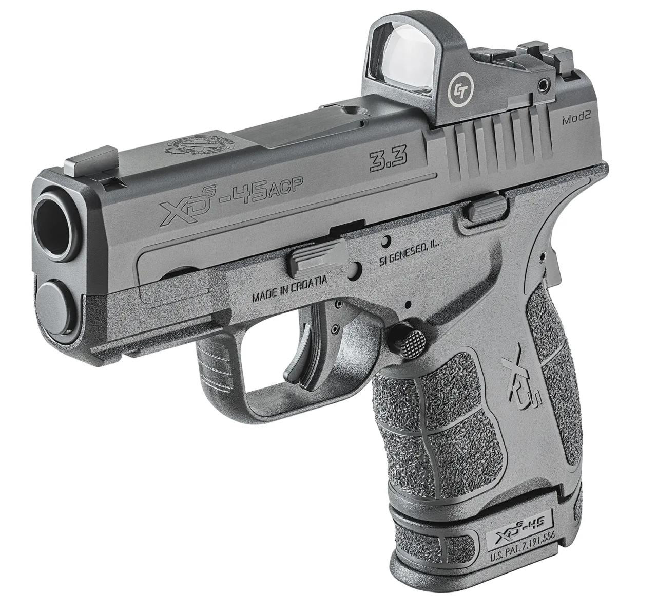 Springfield Armory XD-S Mod.2 OSP 45 ACP - Crimson Trace Red Dot ...