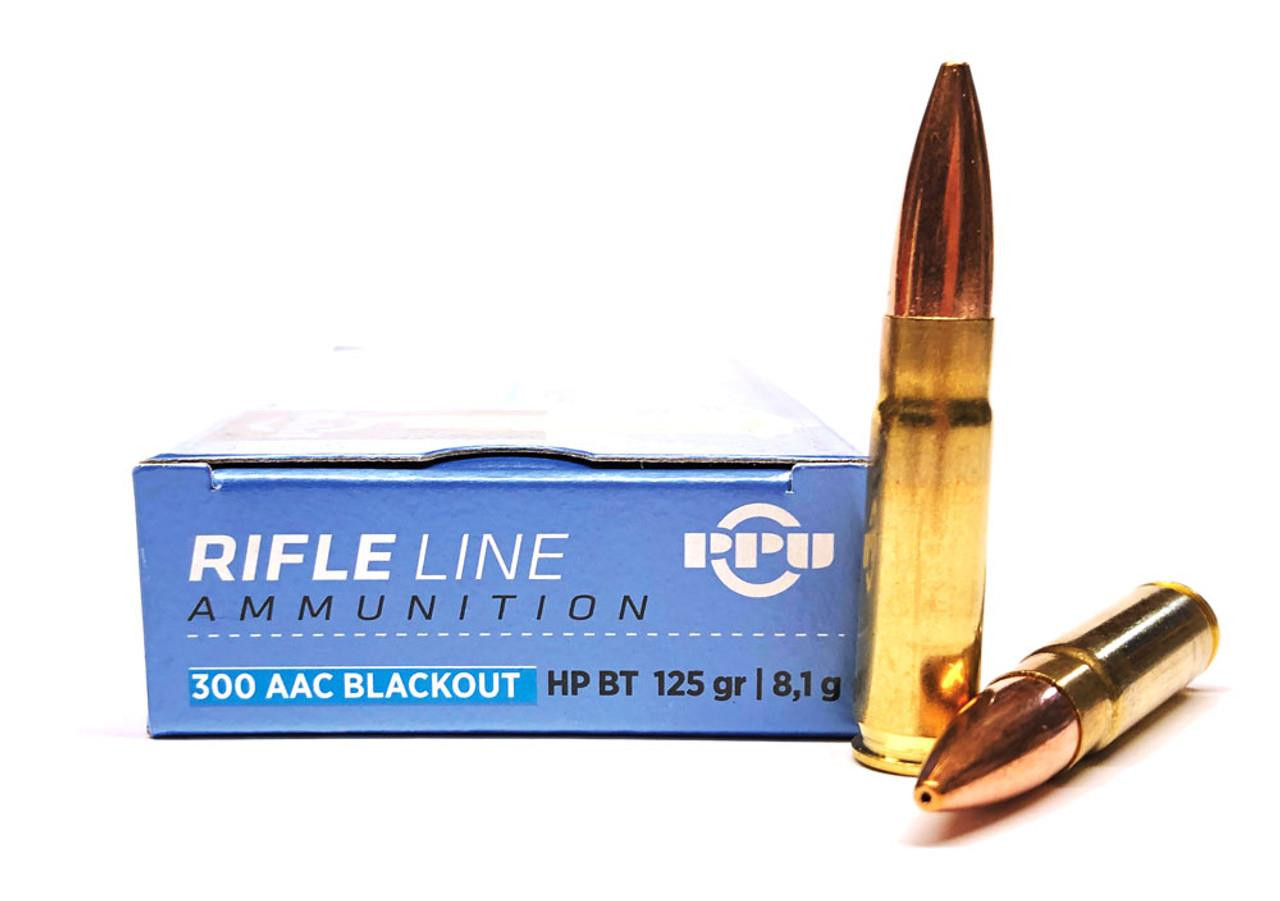 PPU 300 BLK - 125 Grain HPBT - 2198 FPS - 20 Rounds - Dance's Sporting ...