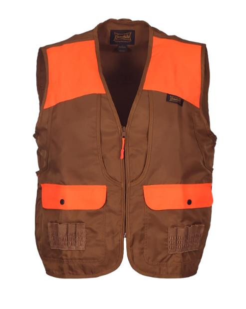 Gamehide Front Loader Vest - Marsh Brown /Orange - Dance's Sporting Goods