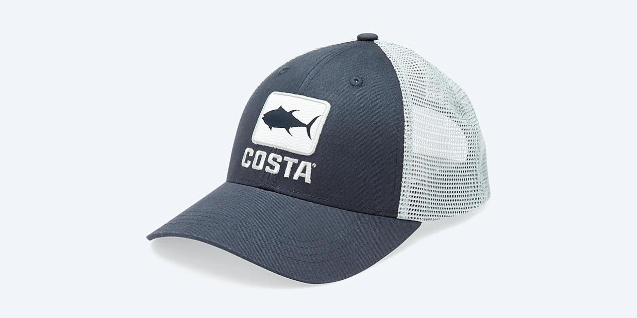 Costa Tuna Waves Trucker Hat Navy Dances Sporting Goods