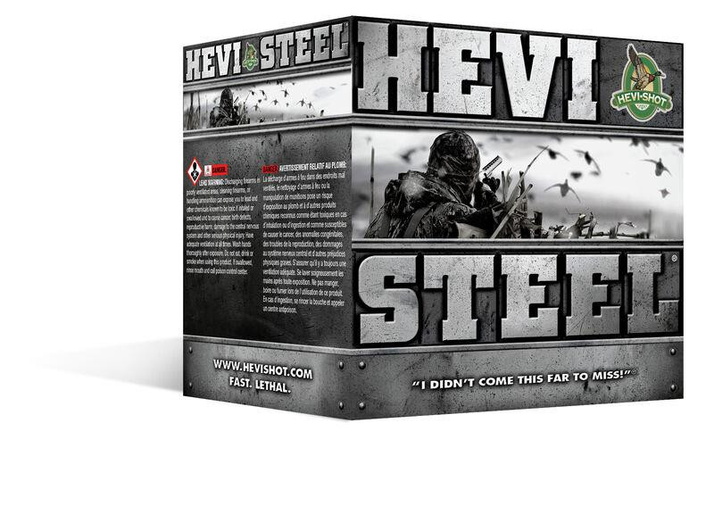 HEVI-Shot HEVI-Steel 12 Gauge - 3.5" - #4 - 1-3/8oz Payload - 1550 FPS ...