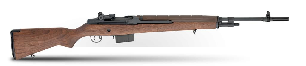 Springfield M1A Standard Issue 308 - 22" Threaded Barrel - Walnut - 10 ...