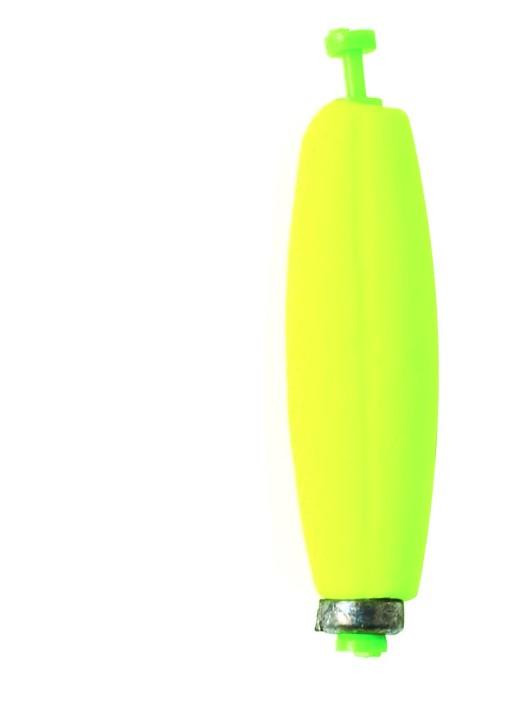 Eagle Claw Weighted Foam Cigar Snap On Float - Chartreuse - 2 Pack ...
