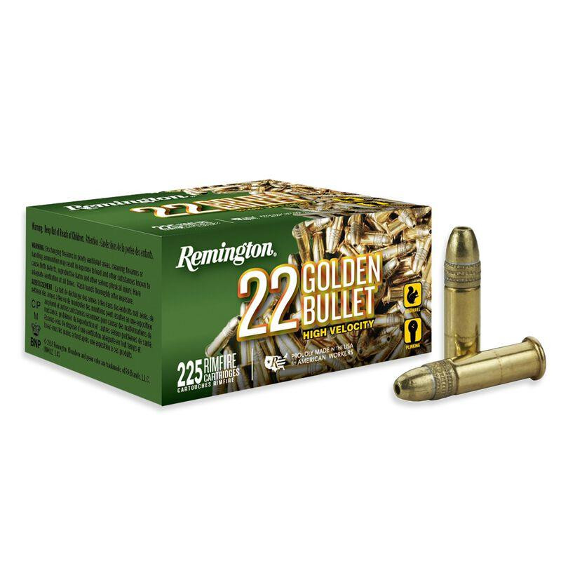 Remington Golden Bullet 22 LR - 36 Grain BPHP - 1280 FPS - 225 Rounds ...