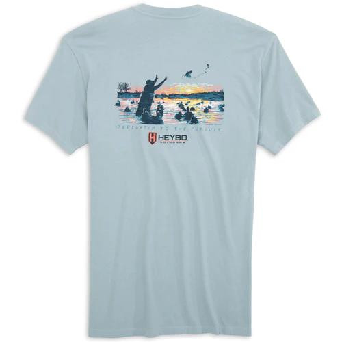 Heybo Decoy Tee - Short Sleeve - Ashley Blue - Dance's Sporting Goods