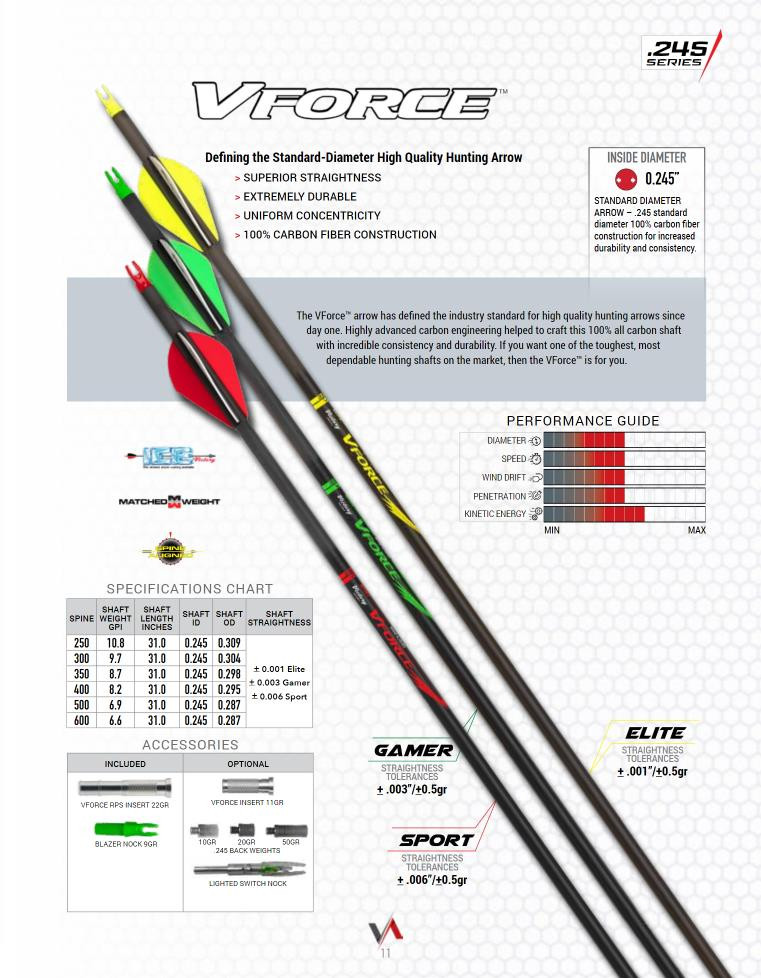 Victory - VForce Gamer - 500 Spine - 6 Pack - Dance's Sporting Goods