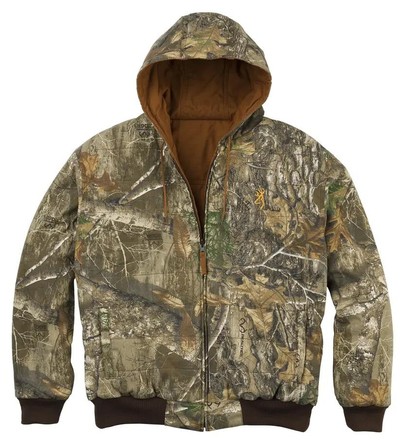 Browning Reversible Jacket - Realtree Edge / Brown - Dance's Sporting Goods