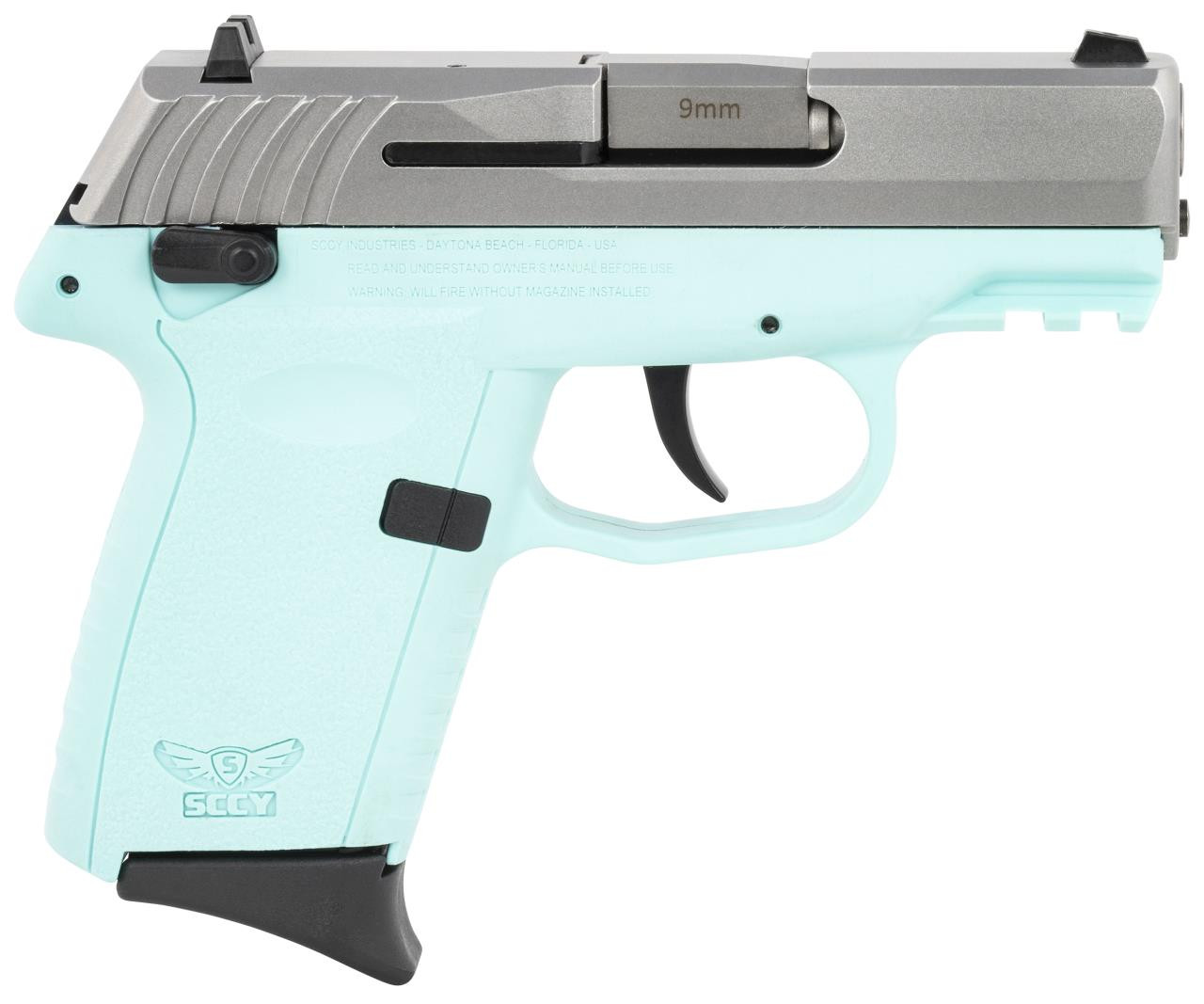 SCCY CPX-1 Gen 3 9mm - 3.1" Barrel - SCCY Blue / Stainless - 10 Round ...