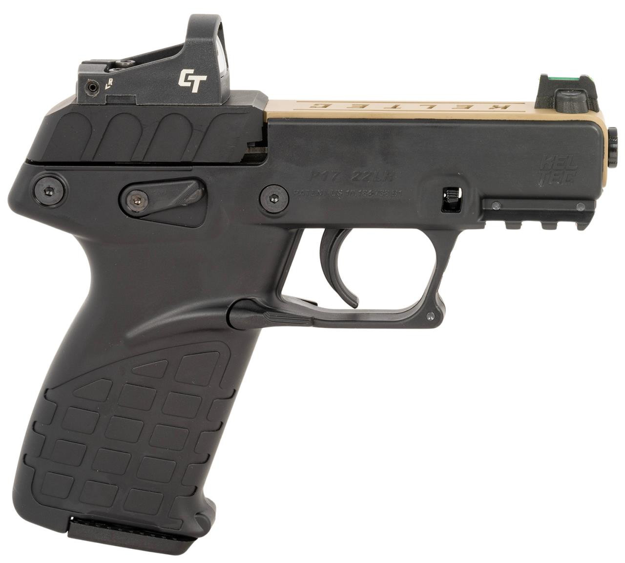 Kel-Tec P17 22 LR - Crimson Trace Red Dot - Threaded Barrel - Tan ...