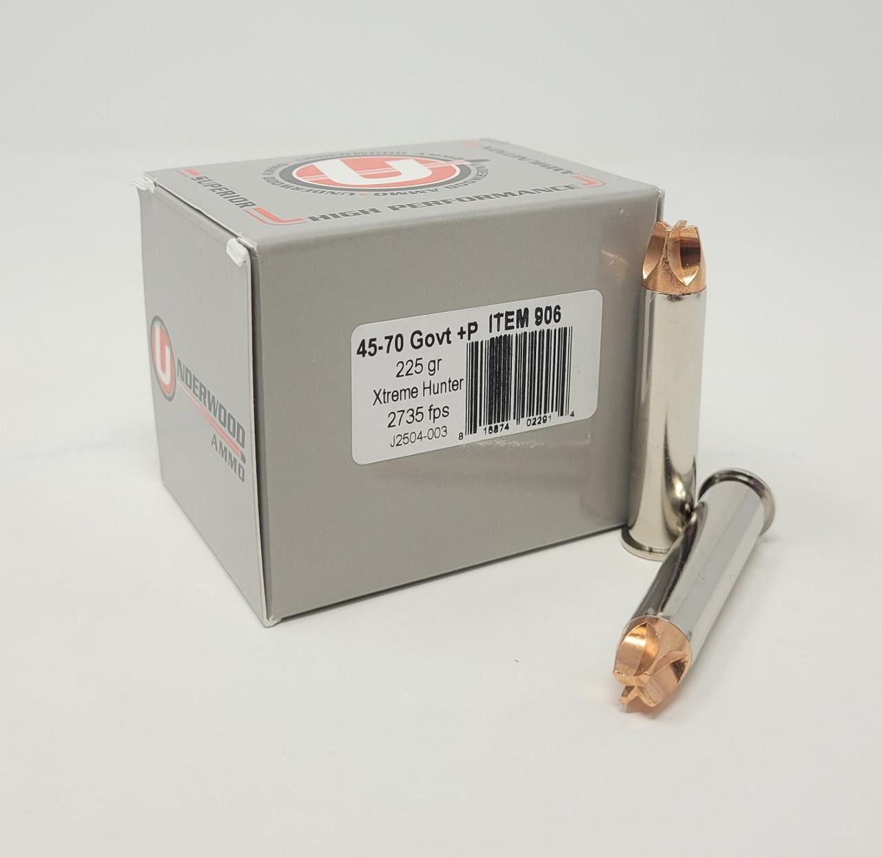 Underwood 45-70 GOVT+P - 225 Grain XH - 3738 FPS - 20 Rounds - Dance's ...