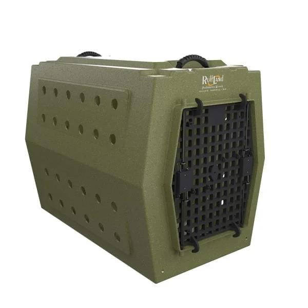 Ruff Land Single Door Dog Kennel - Large - OD Green - Dance's Sporting ...