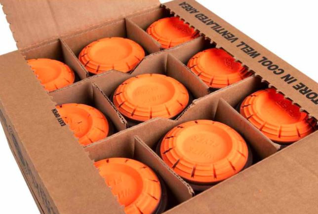 White Flyer Trap & Skeet Clay Targets - Orange - 135 Count - Dance's ...