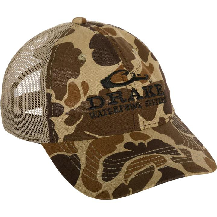 Drake Mesh Back Camo Cap - Old School - Dance's Sporting Goods