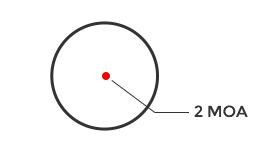 Holosun AEMS CORE - 2 MOA Illuminated Red Dot - Dance's Sporting Goods