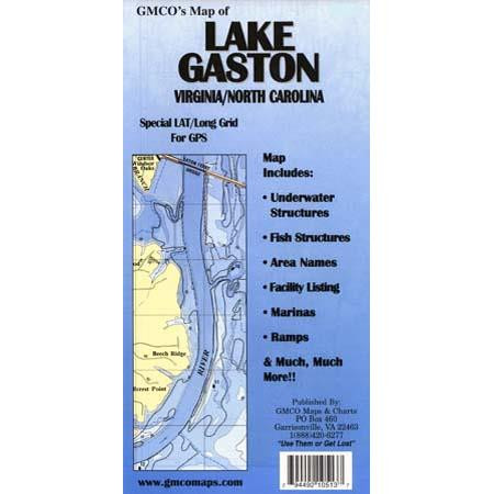 GMCO Lake Gaston Map - Dance's Sporting Goods