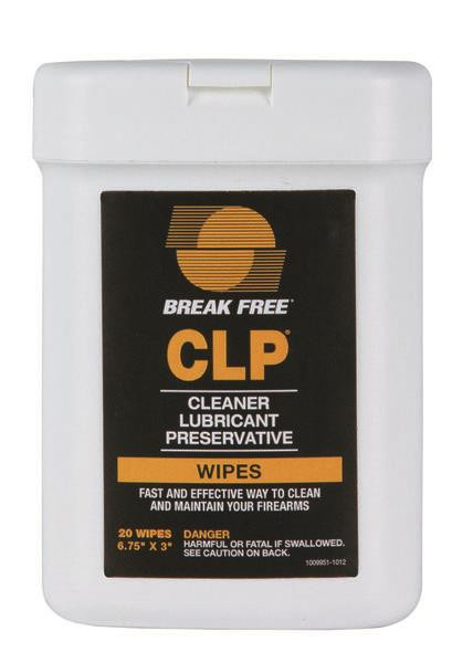 Break Free CLP Weapon Wipes - 20 Count - Dance's Sporting Goods