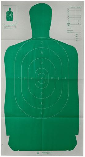 Champion LE B27 Green Silhouette Target - 10 Pack - Dance's Sporting Goods